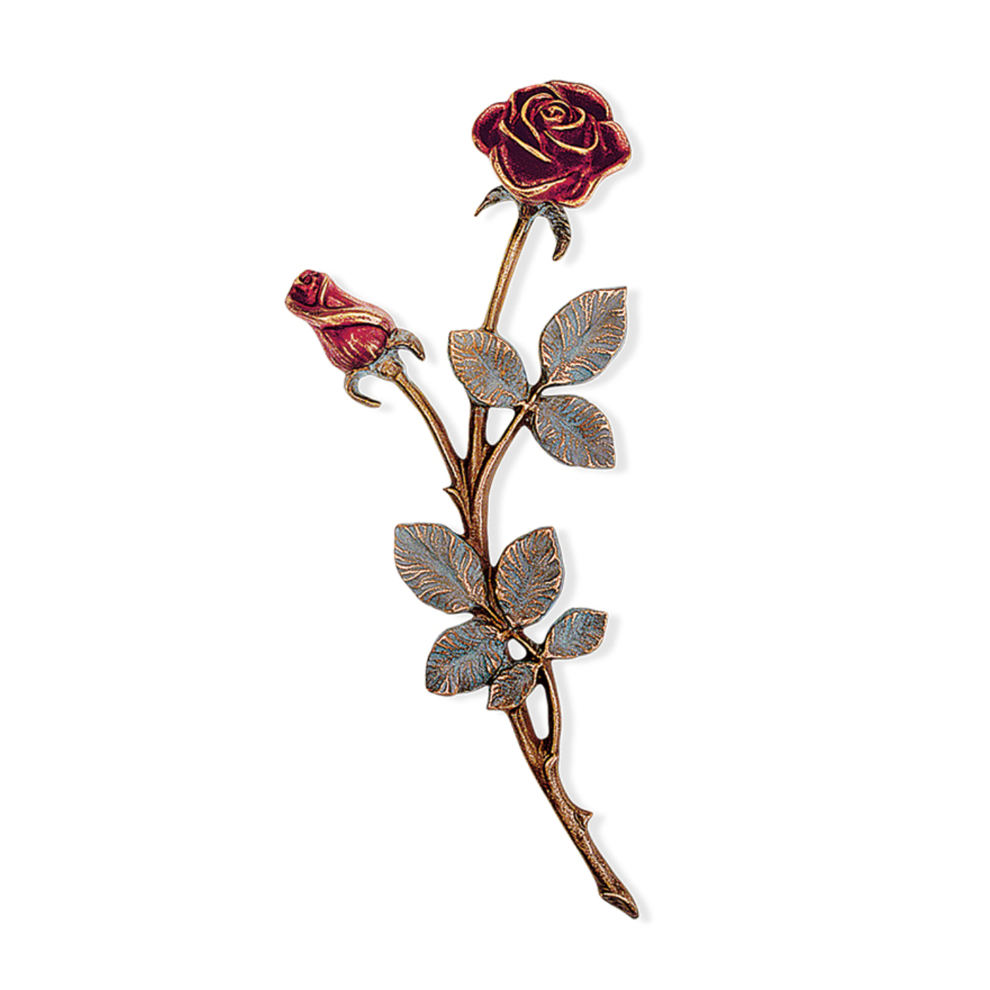 Symbol »Rosenzweig, nach rechts« • bildhauerei-shop